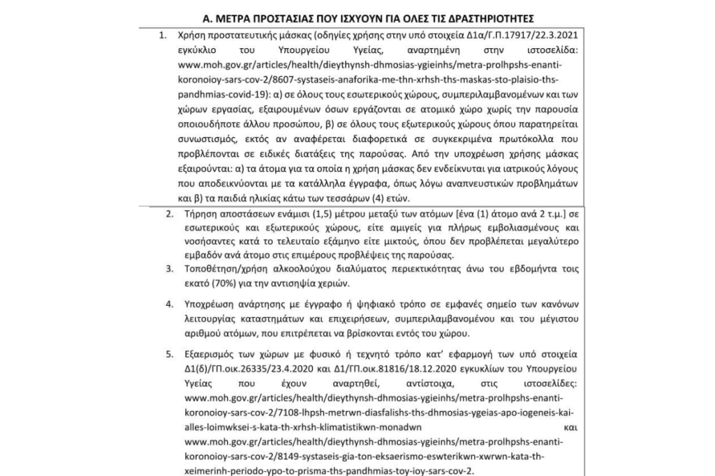syndimotis.com Δ. Ωραιοκάστρου: Νέα μέτρα προστασίας από τον Covid-19